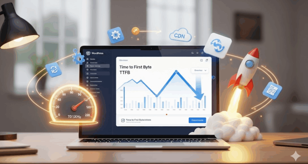 How to Decrease Time to First Byte (TTFB) in WordPress | KE Offers